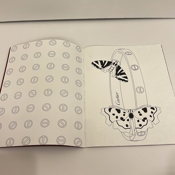Cartier | Accessories | Authentic Cartier Coloring Book With Crayons ...